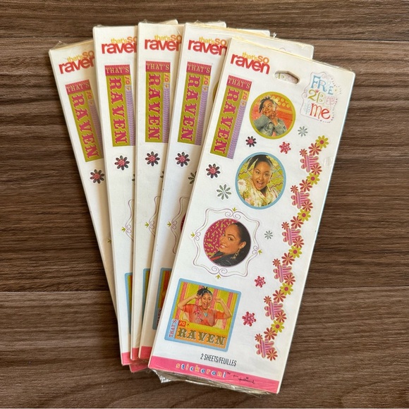Disney | Accessories | New Thats So Raven Stickers Hallmark Sticker Lot ...
